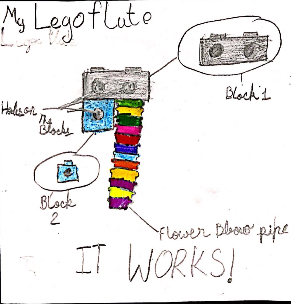 The lego flute : Little Inventors